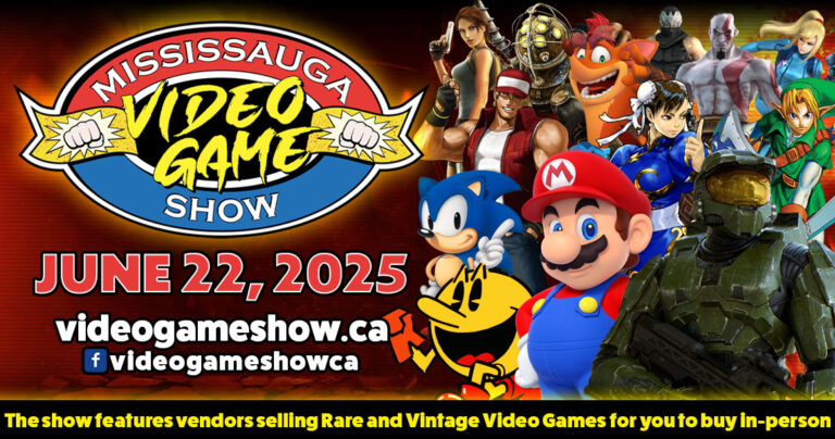 Mississauga Video Game Show 2025 will be June 22